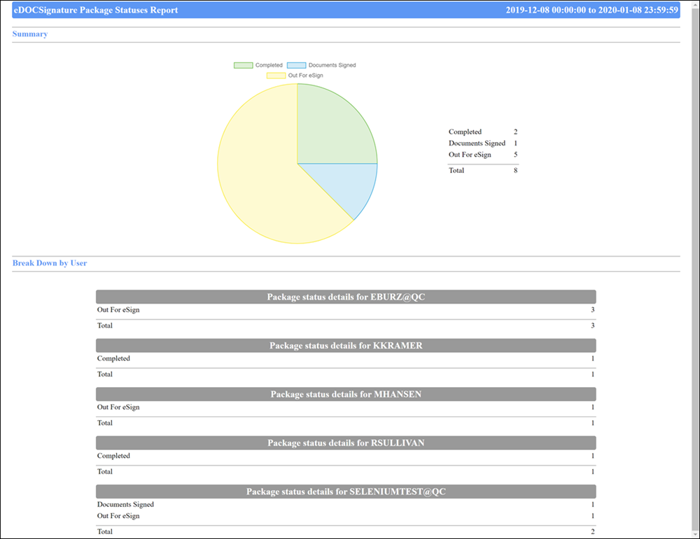 Run a Report